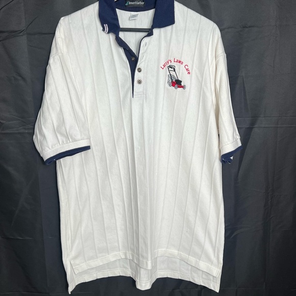 Inner Harbor | Shirts | Vintage 98s Polo Shirt White And Blue With ...